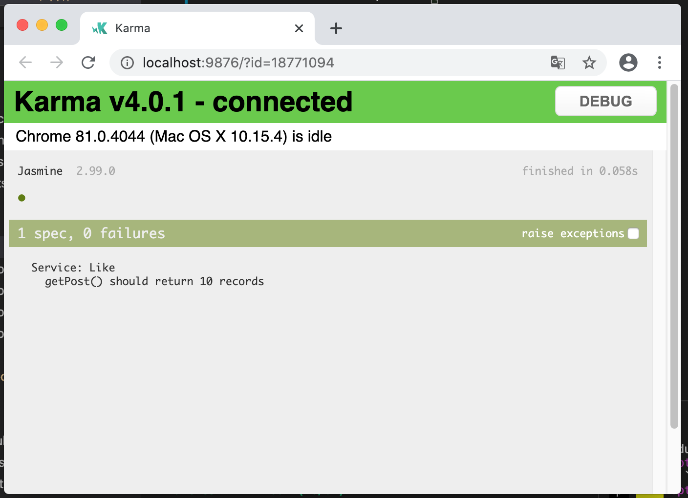 Tutorial Pruebas Unitarias y de Integración en Angular