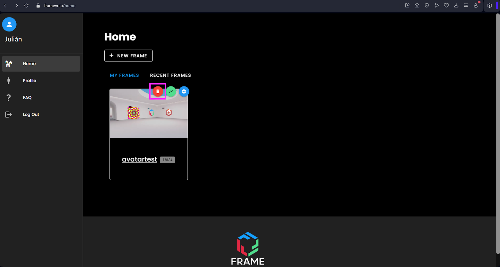 Creación de un avatar personalizado en FrameVR