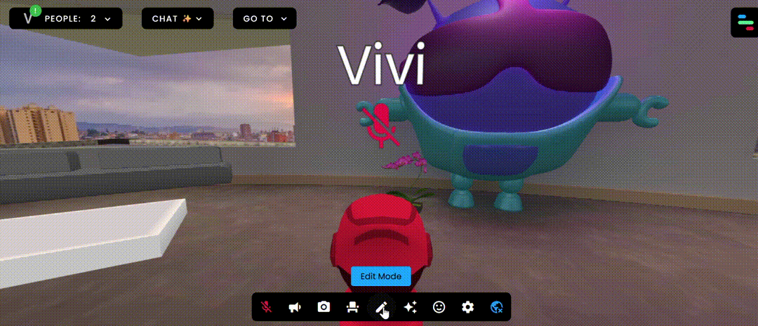 Cómo agregar interacciones personalizadas en FrameVR