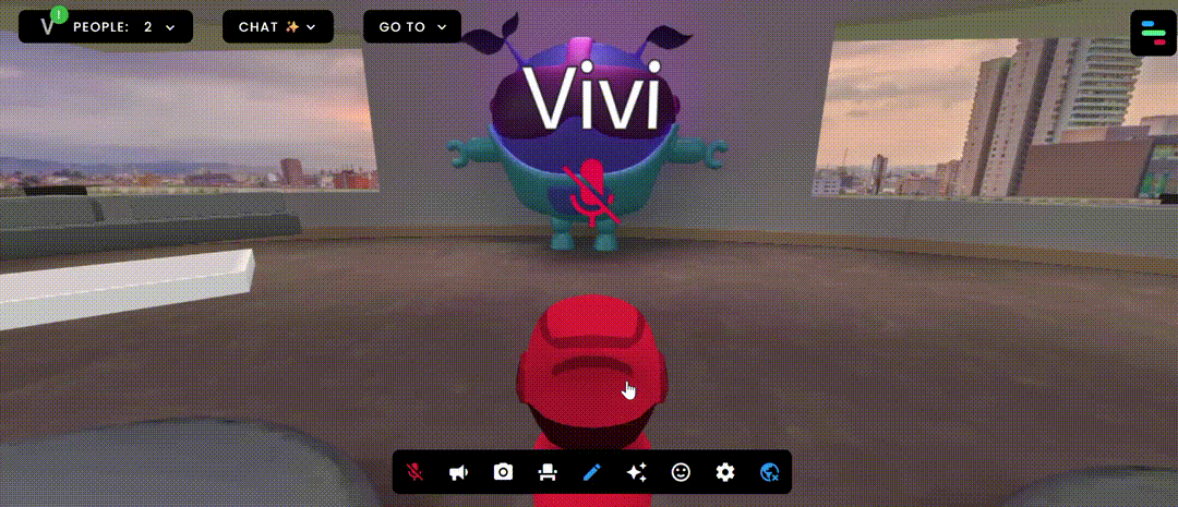 Cómo agregar interacciones personalizadas en FrameVR