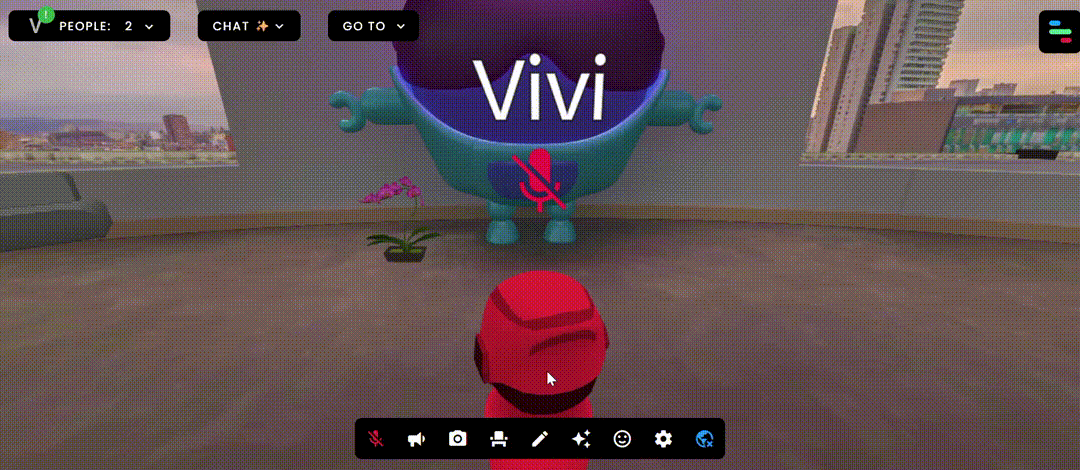 Cómo agregar interacciones personalizadas en FrameVR