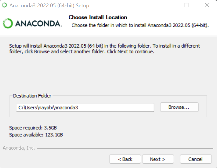 Instalación de Anaconda