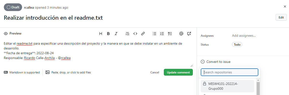 Tutorial: Tableros de proyecto en GitHub